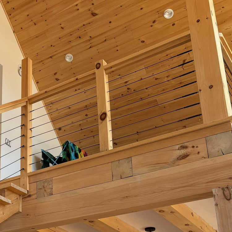 Cable Railing for Timber Post – Gauthier De LaPlante