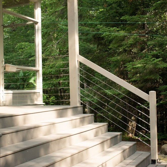 Sailing Cable Railing System I – Timber Post – Gauthier De LaPlante