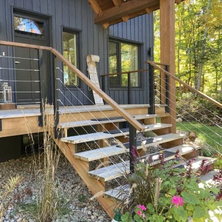 Swageless Stud Cable Railing System II – Metal Post – Gauthier De LaPlante